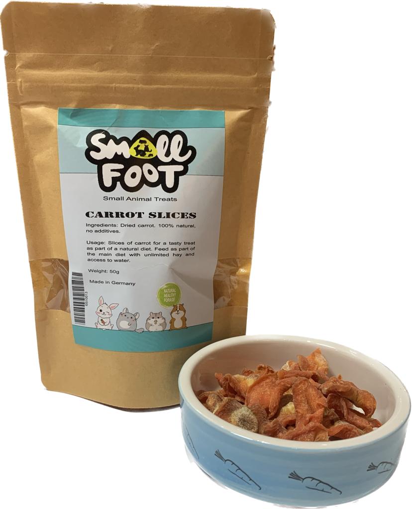 Small Foot Carrot Slices 50g – Rabbit Headquarters