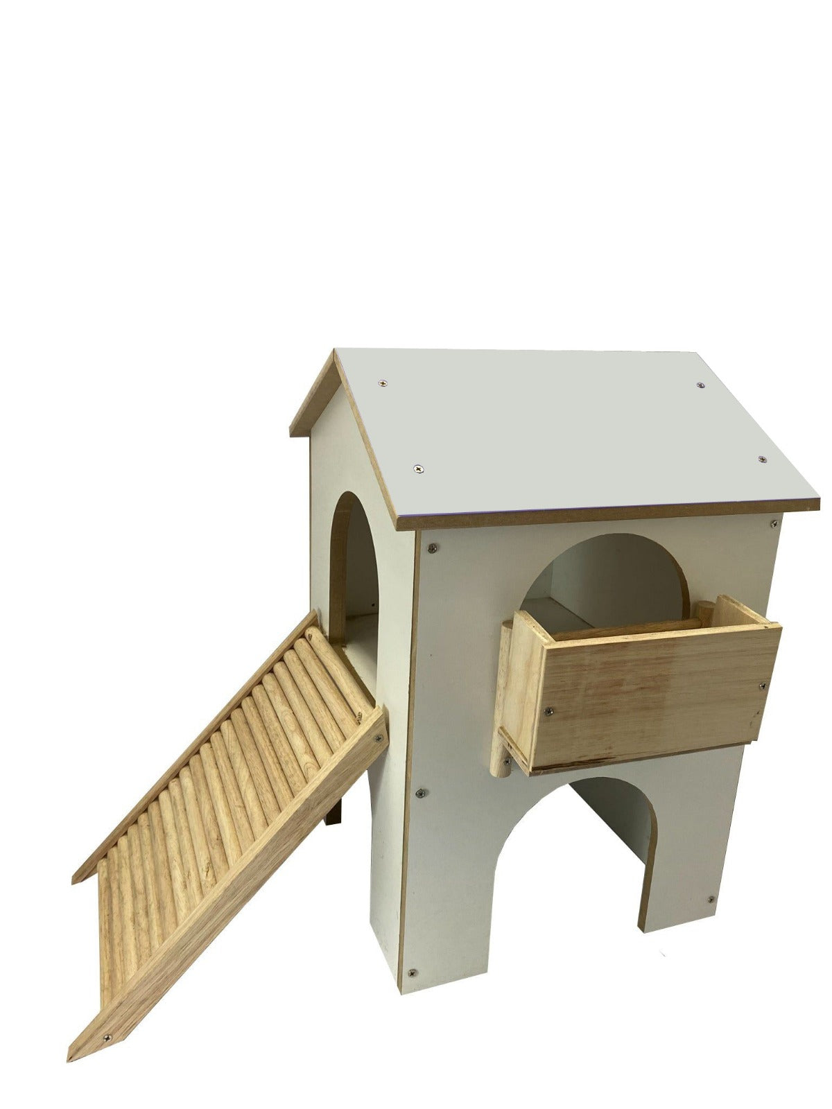 Bois Playhouse Two Storey Roof Decker House – Rabbit Headquarters